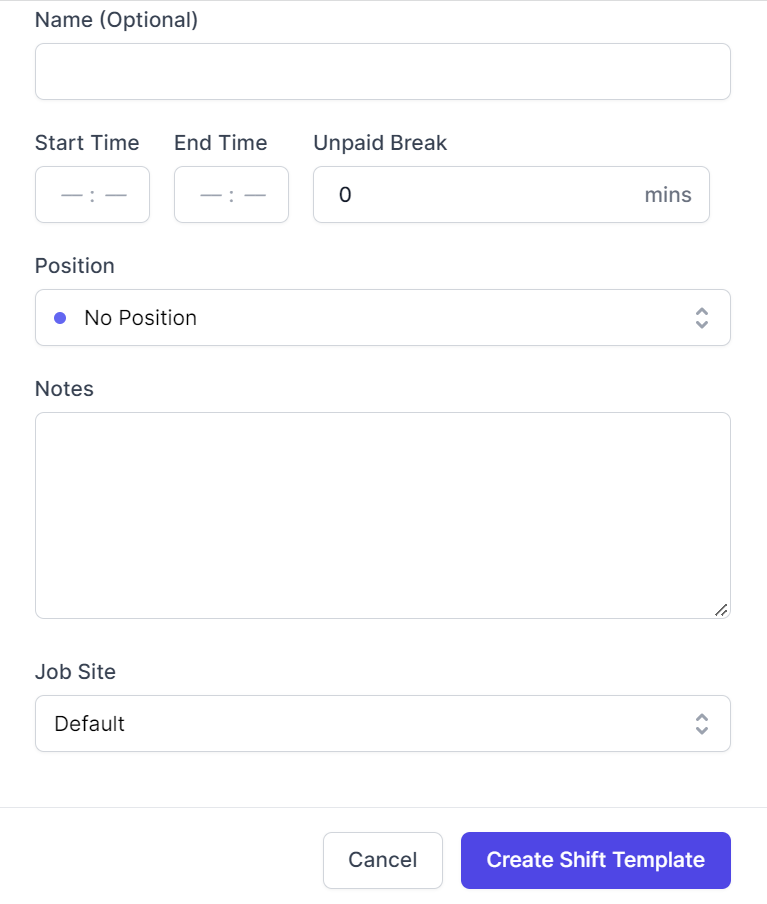 Create and manage shift templates – Camelo Help Center