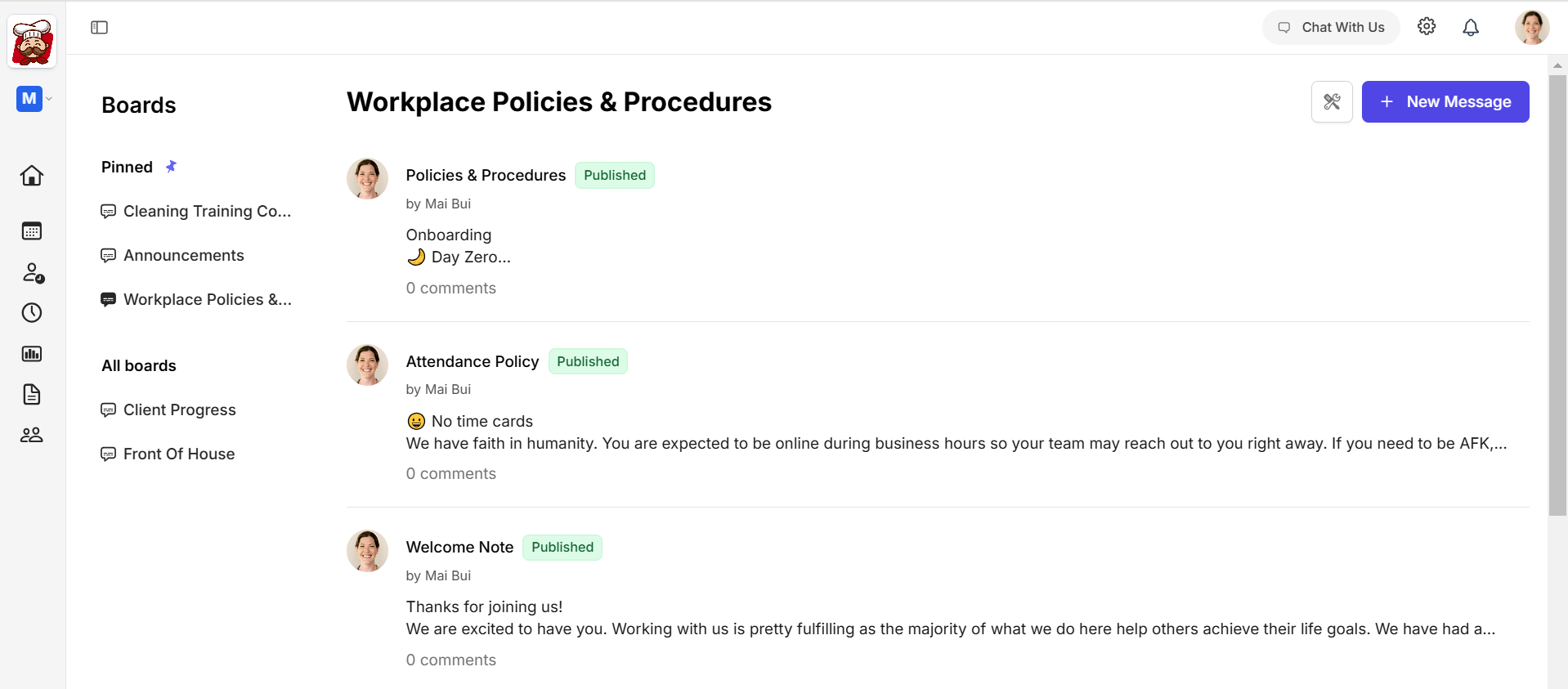 Introducing Message Boards & Documents – Camelo Help Center